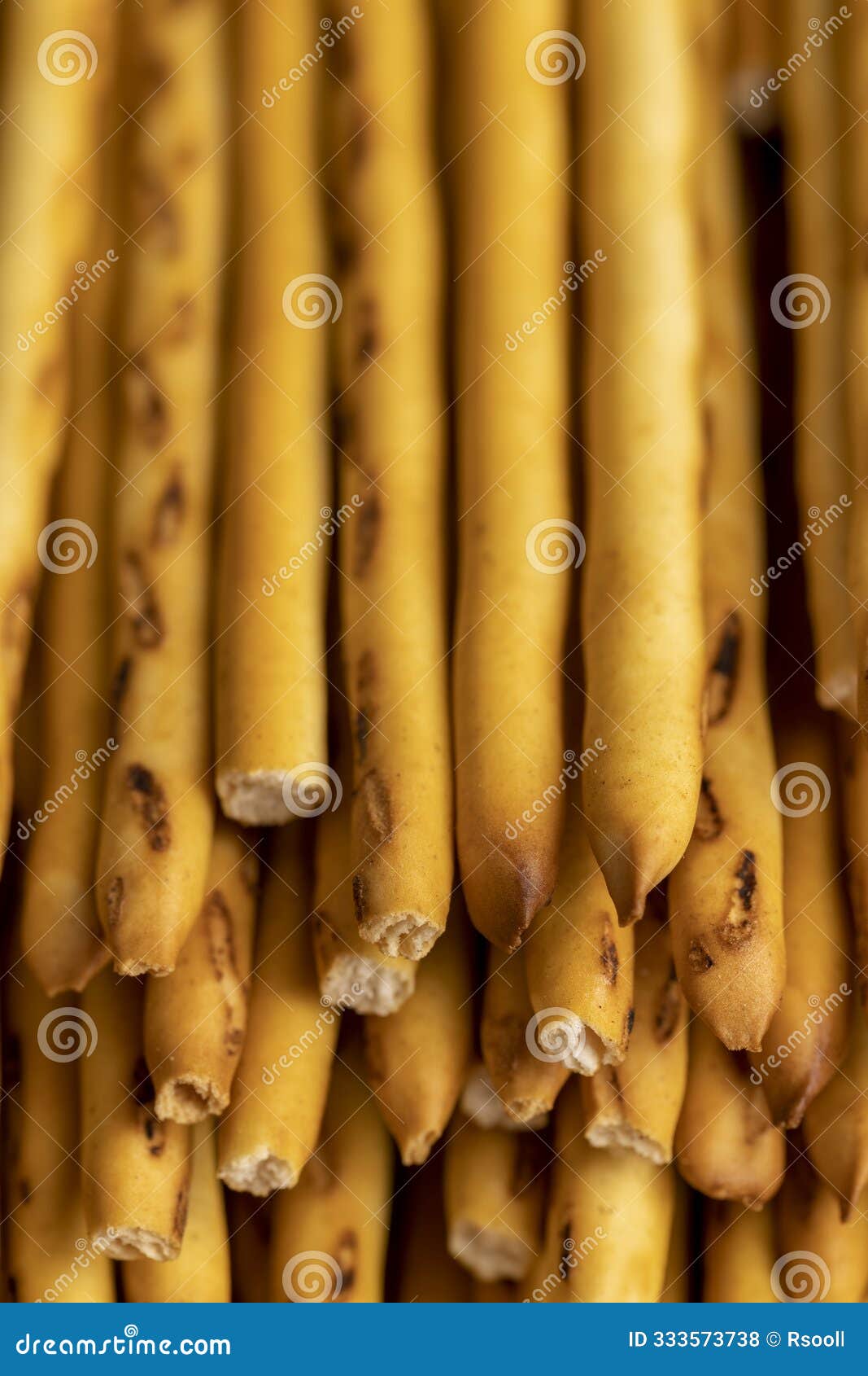 Thin and Long Bread Sticks Made of Wheat Flour on the Table Stock Photo ...