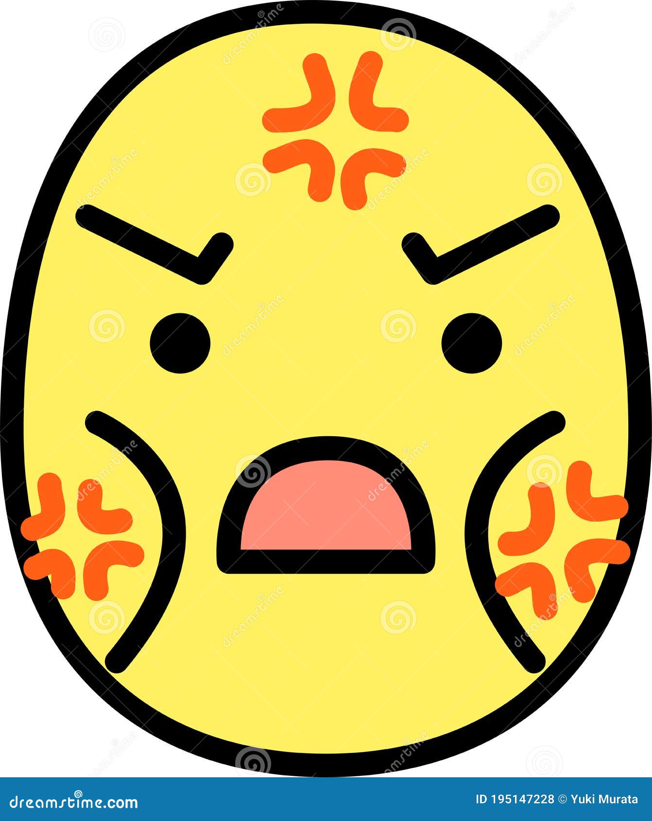 Thin man emoticon icon stock vector. Illustration of inspiration ...