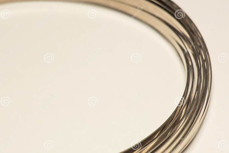 A Thin Metal Strip on a Light Background, Soft Focus Stock Image ...