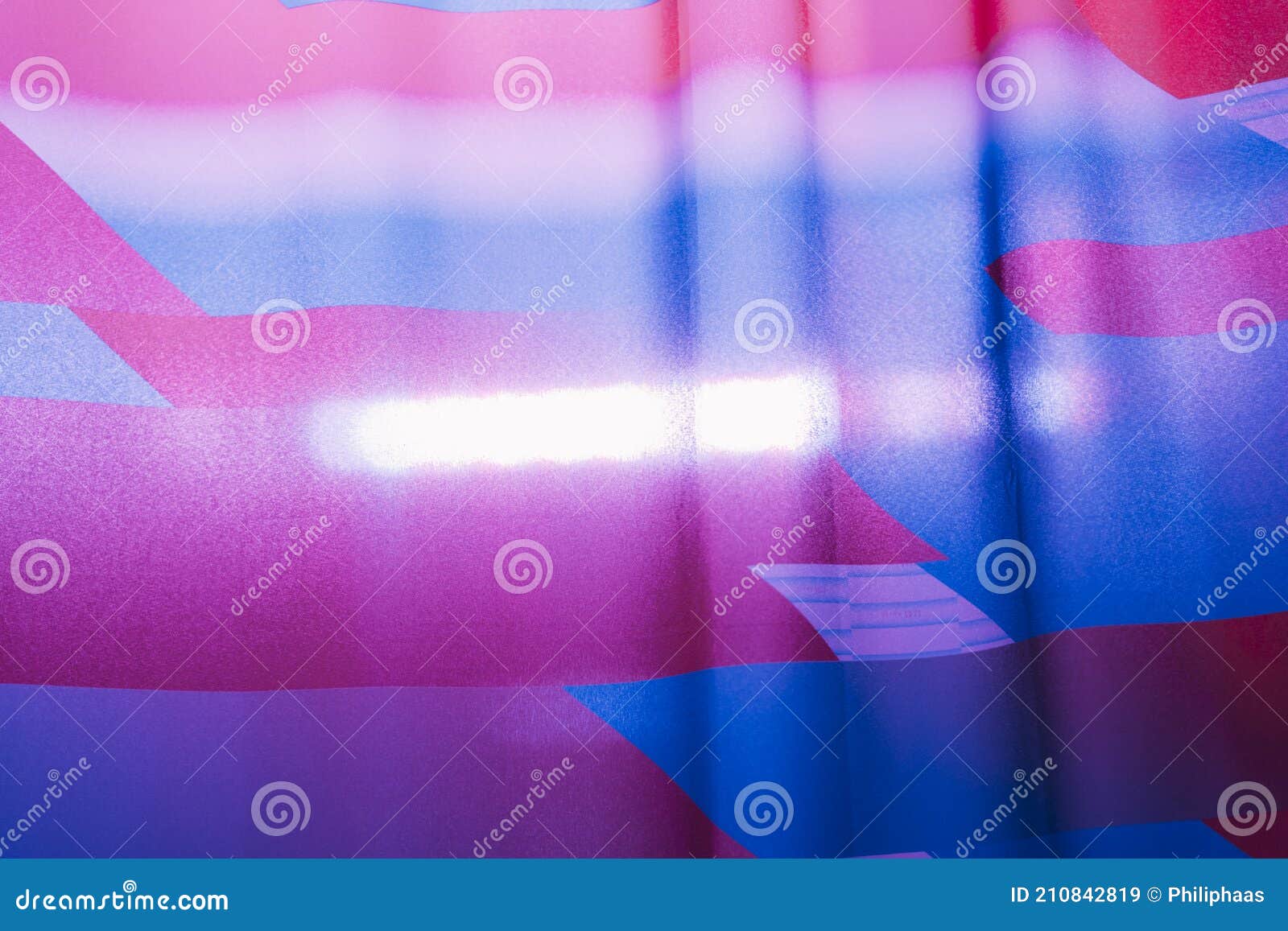 Thin, Neon, Pink and Blue Cloth with Light Shining from Behind Stock ...