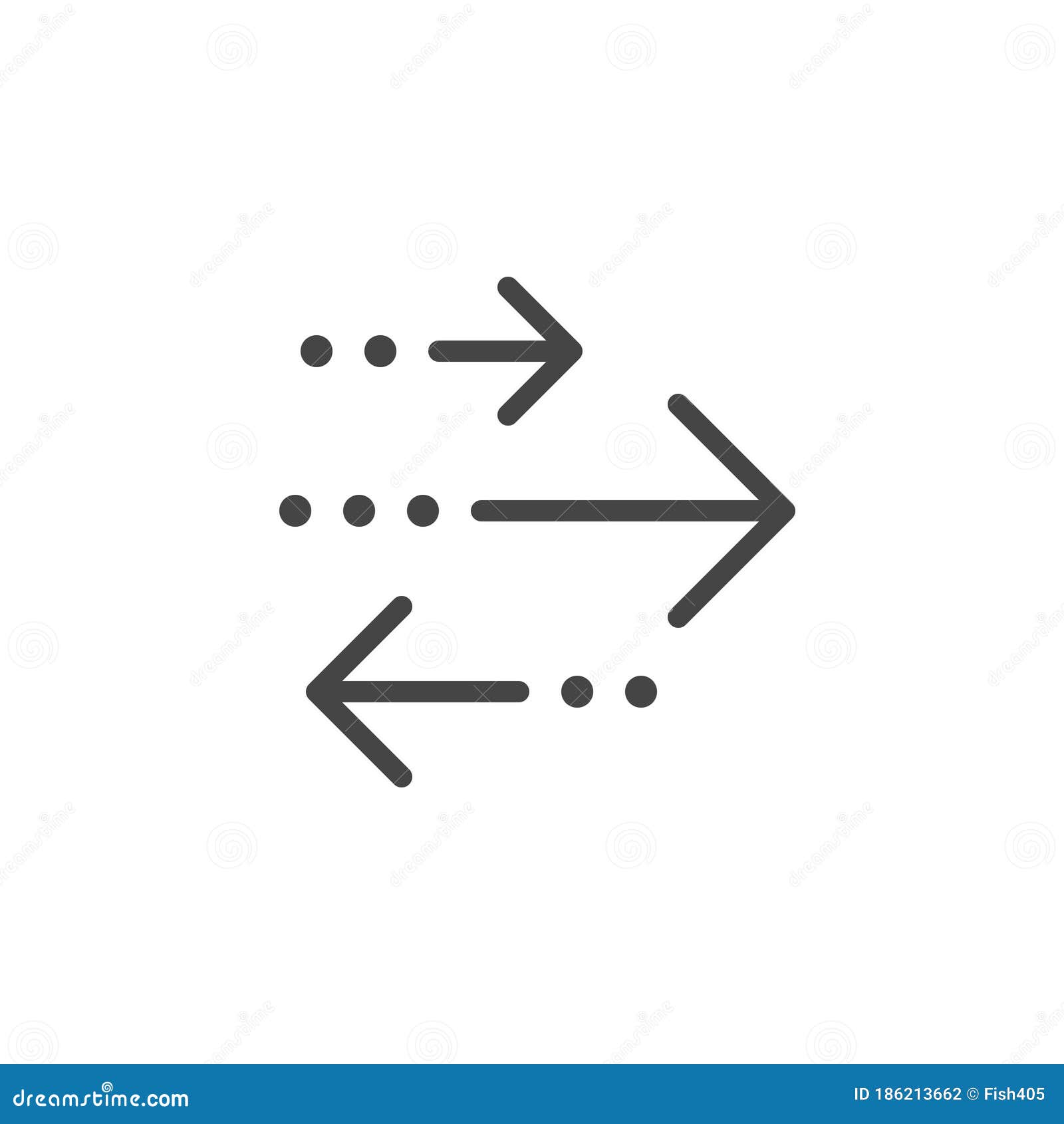 Thin Outline Transactions Icon. Such a Line Sign As Transaction and ...
