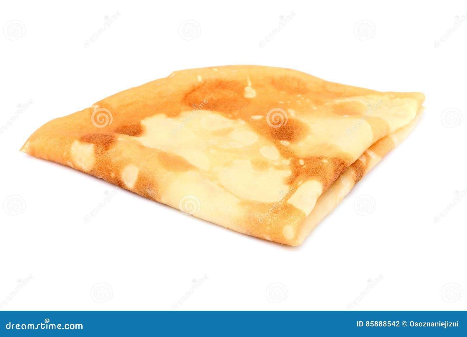Thin Pancake Folded Triangle. Stock Photo | CartoonDealer.com #85888542