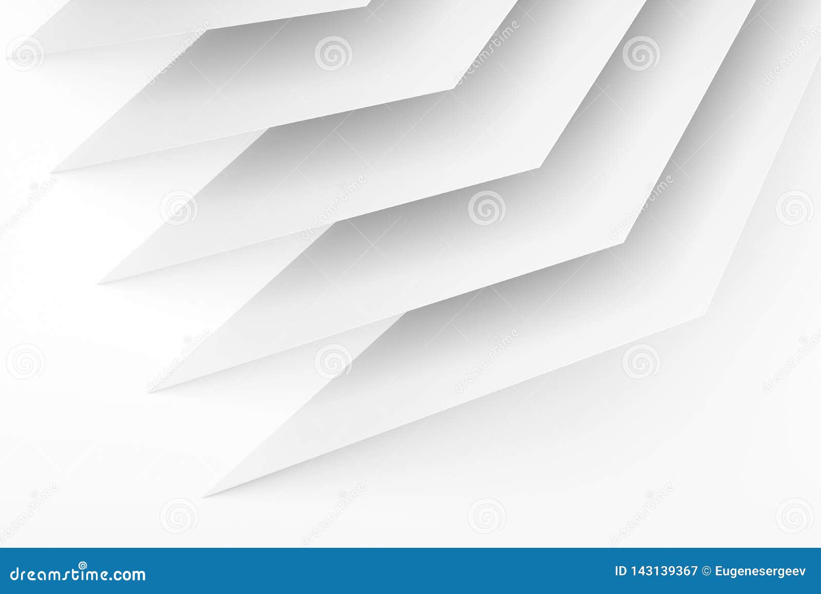 Thin Paper Sheets. 3d Render Stock Illustration - Illustration of ...