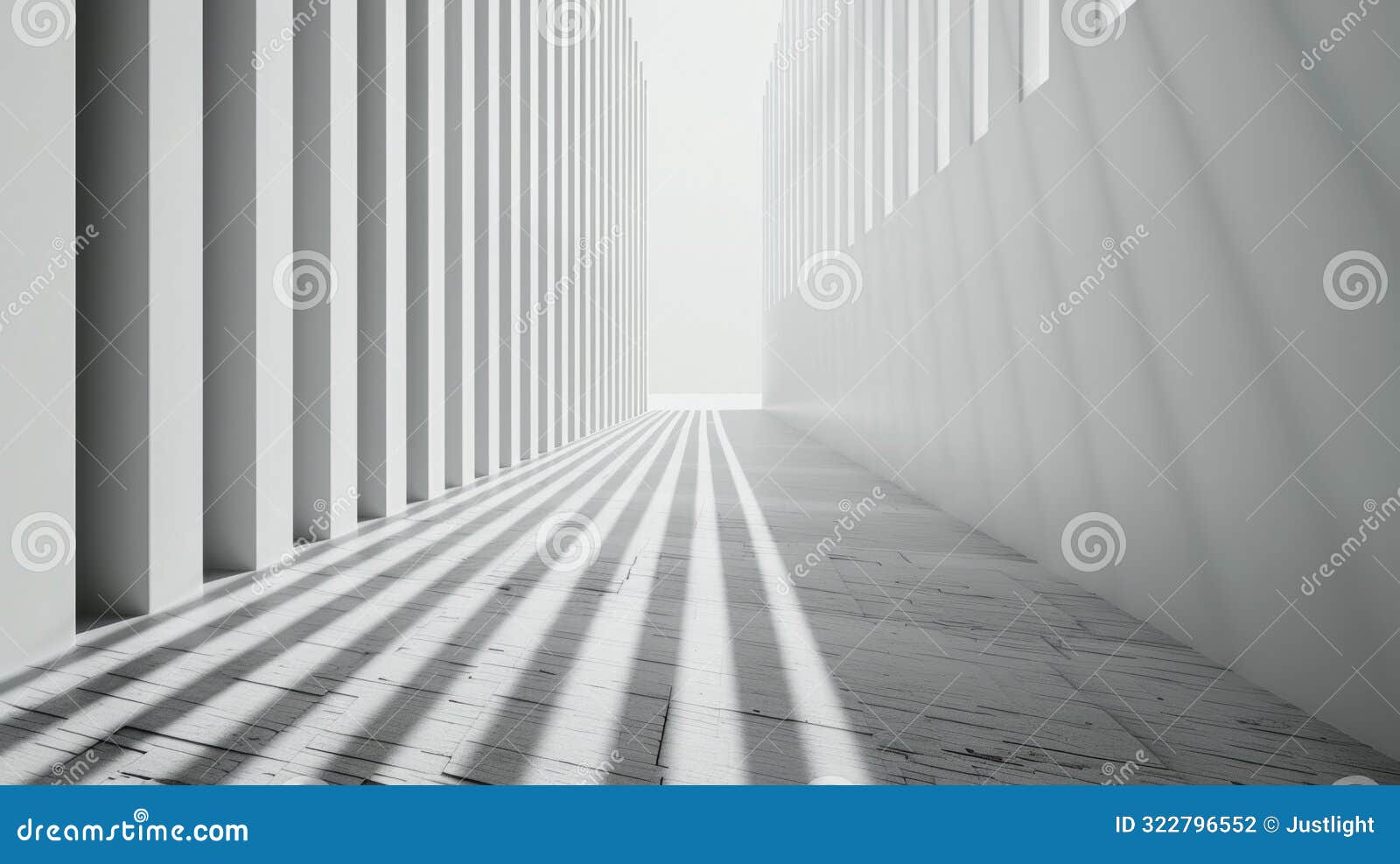 Thin Parallel Lines Stretching Across a Blank Canvas Evoking a Sense of ...