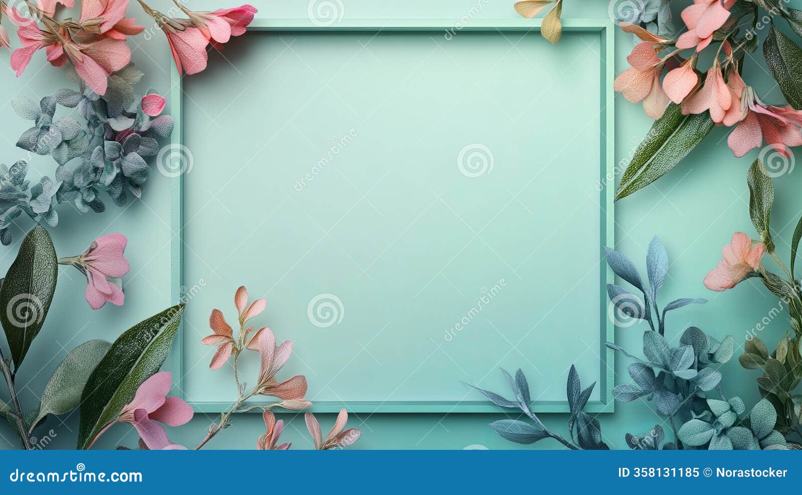 Thin Rectangular Golden Geometric Border And Confetti On Dark ...