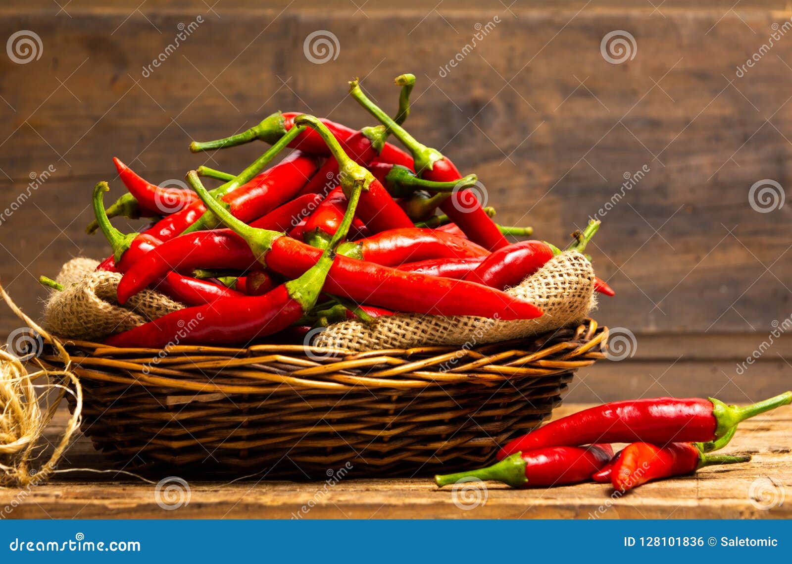 Thin red peppers on a pile stock photo. Image of cooking - 128101836