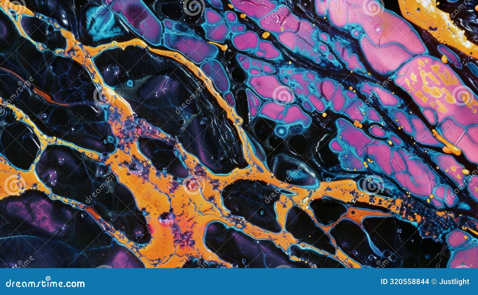 Thin Sections of Brain Tissue Showing the Distinct Bands of Myelin ...