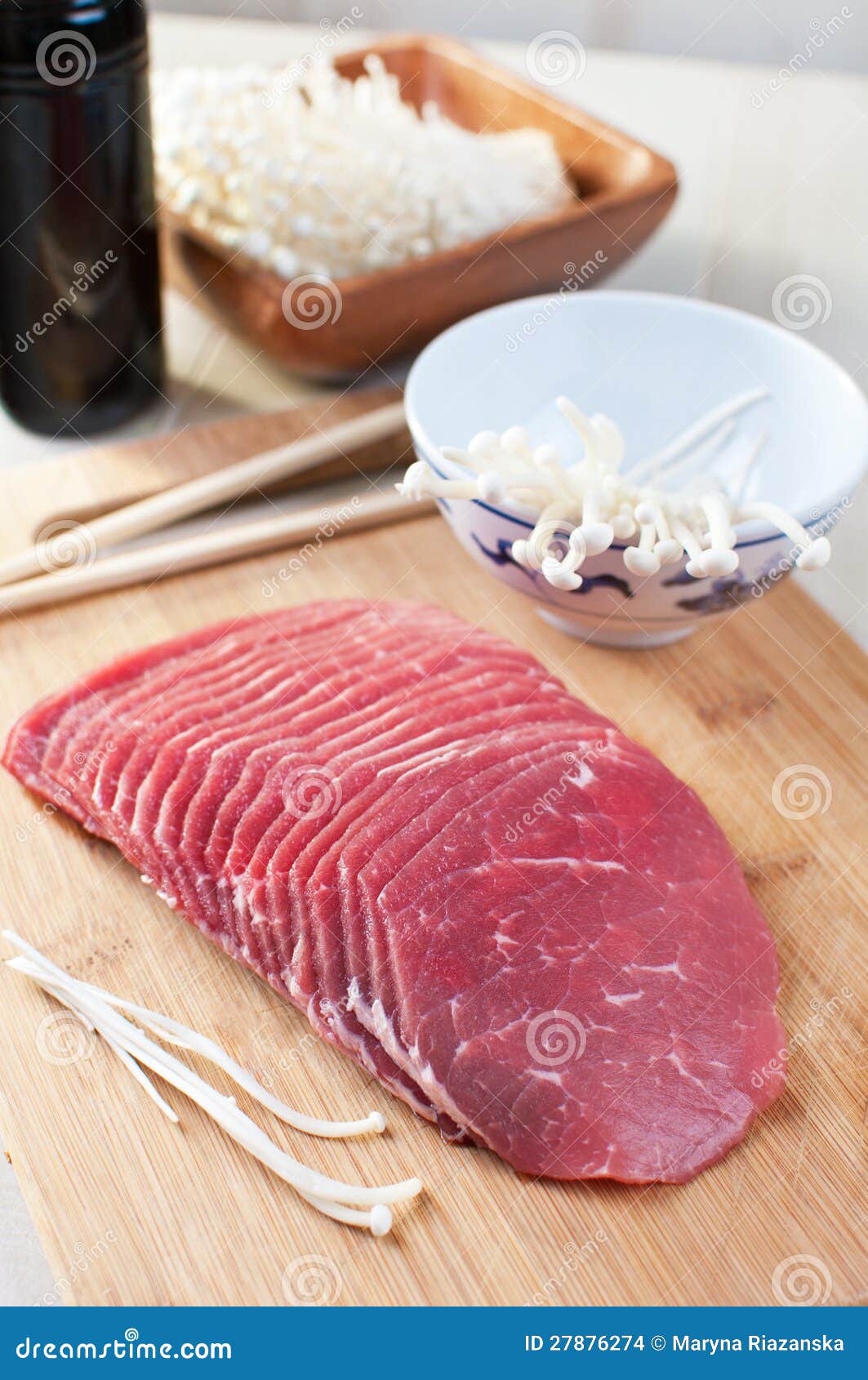 Thin sliced beef stock photo. Image of korean, barbecue - 27876274