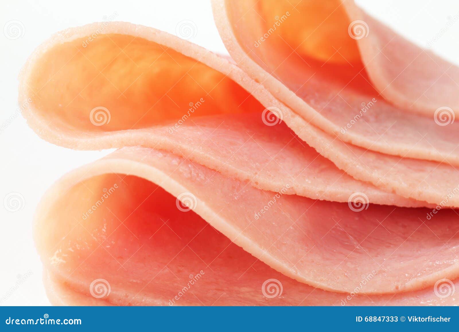 Thin sliced ham stock image. Image of meat, food, shot - 68847333