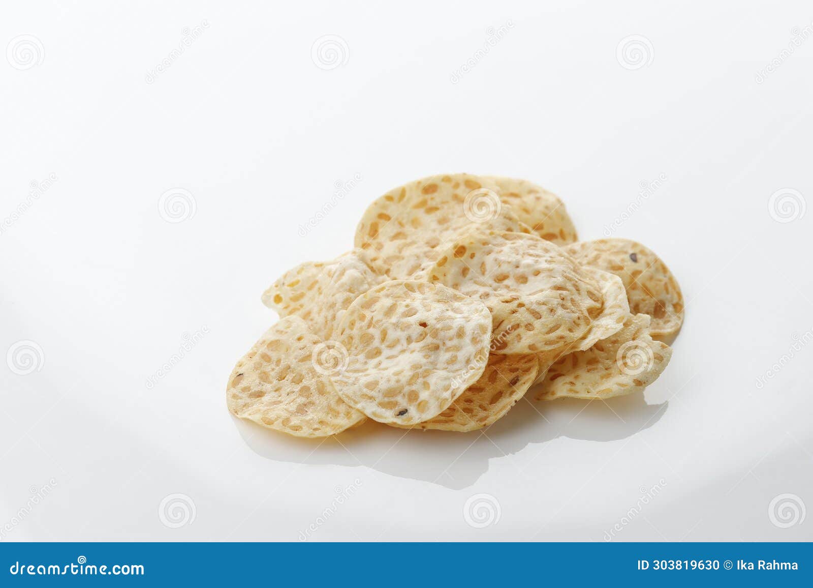 Thin Slices Tempeh Chips or Keripik Tempe Stock Photo - Image of ...