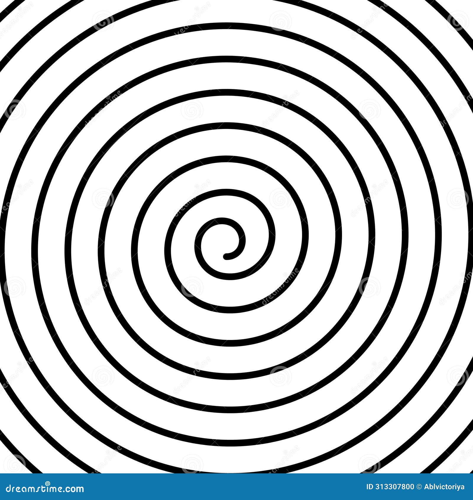 Thin Spiral Line Background. Snail Shell Texture. Swirl, Tornado or ...