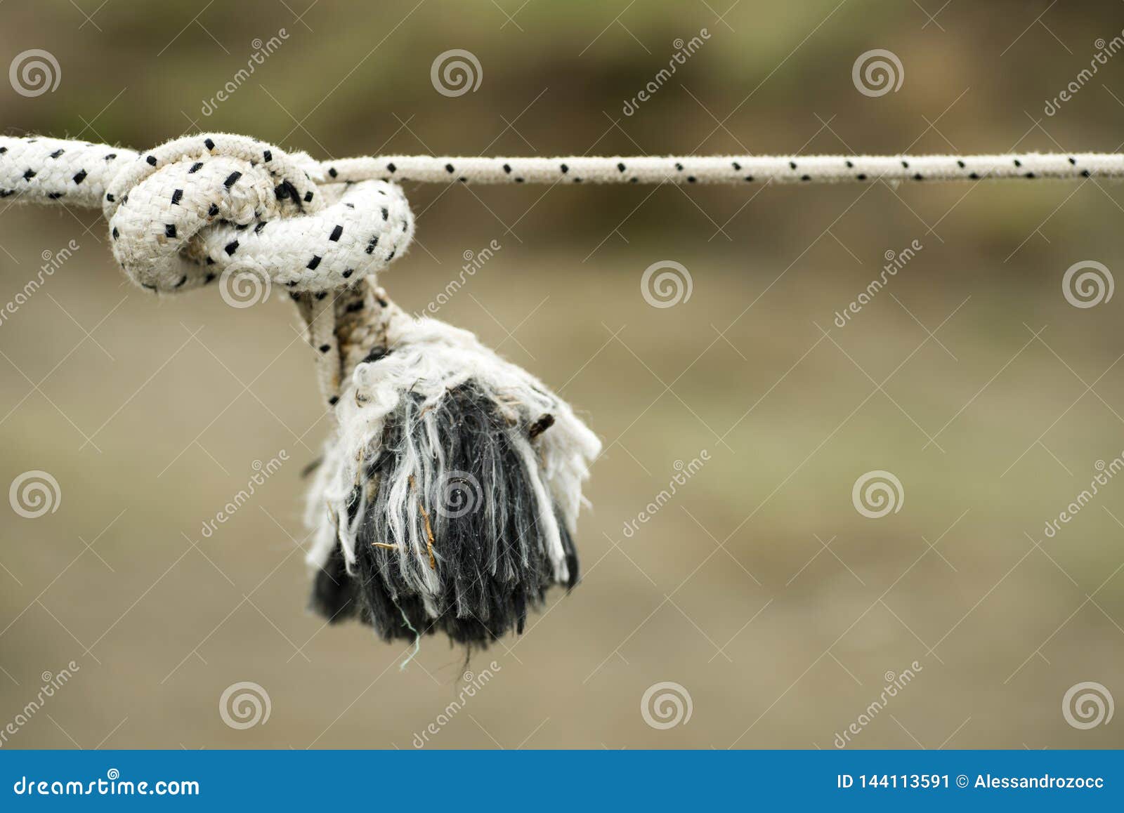 Thin and thick rope knot stock image. Image of tight - 144113591
