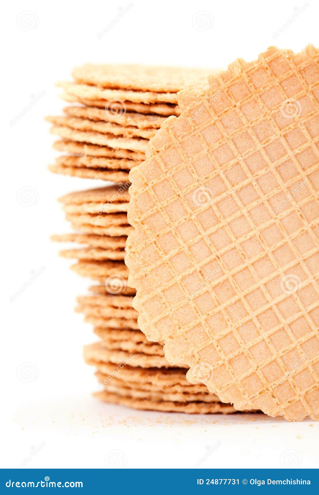Thin wafers stock image. Image of pyramid, food, thin - 24877731