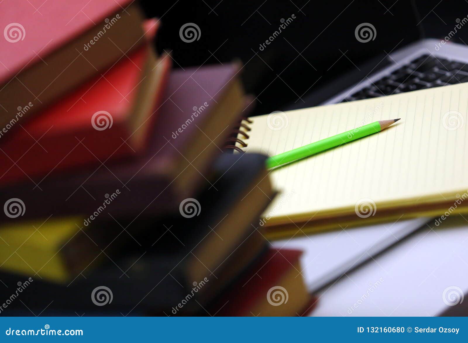 Things Neccessary for Hard Working Time. Stock Photo - Image of student ...