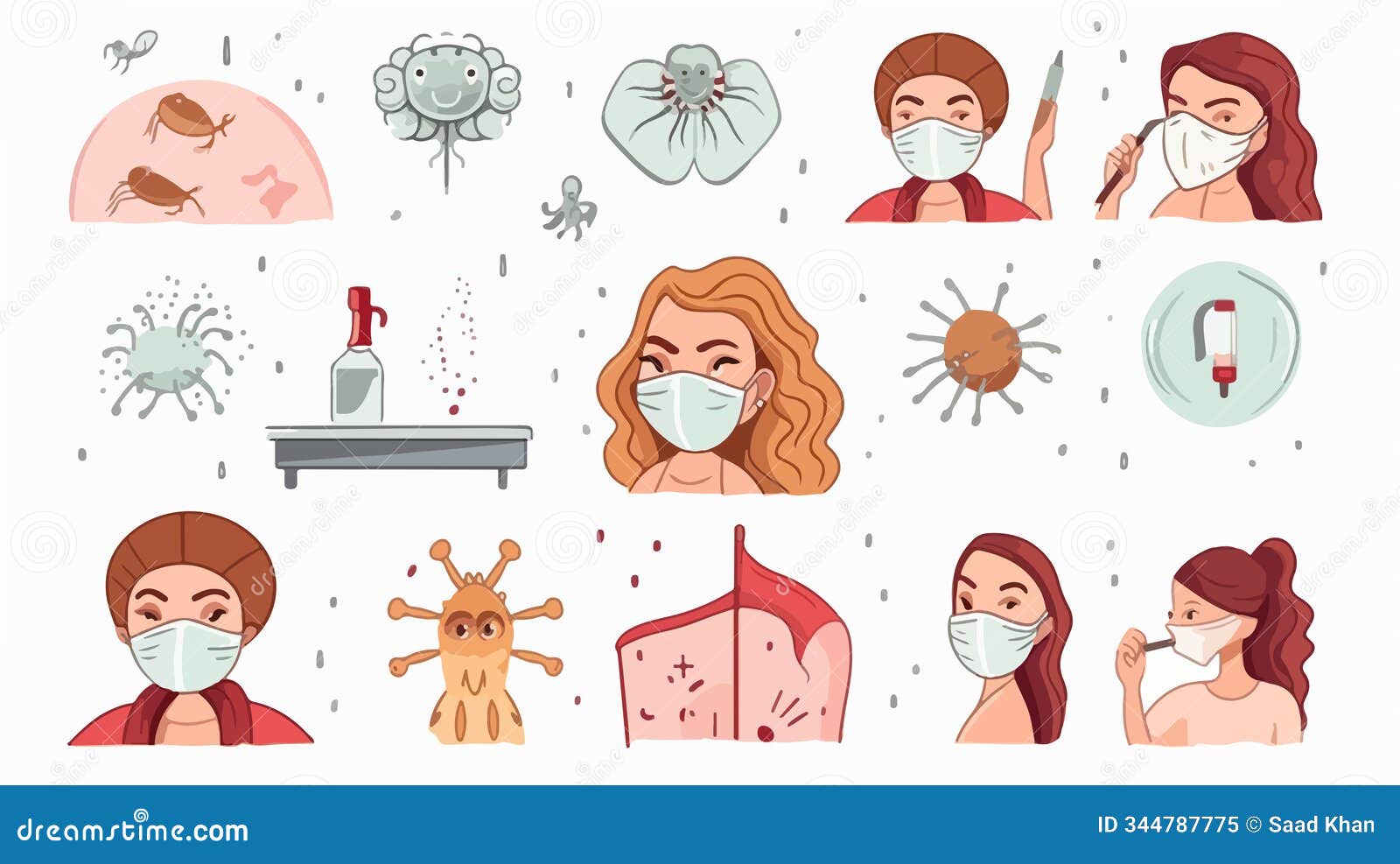 Things To Do To Prevent Coronavirus Protection Stock Vector ...