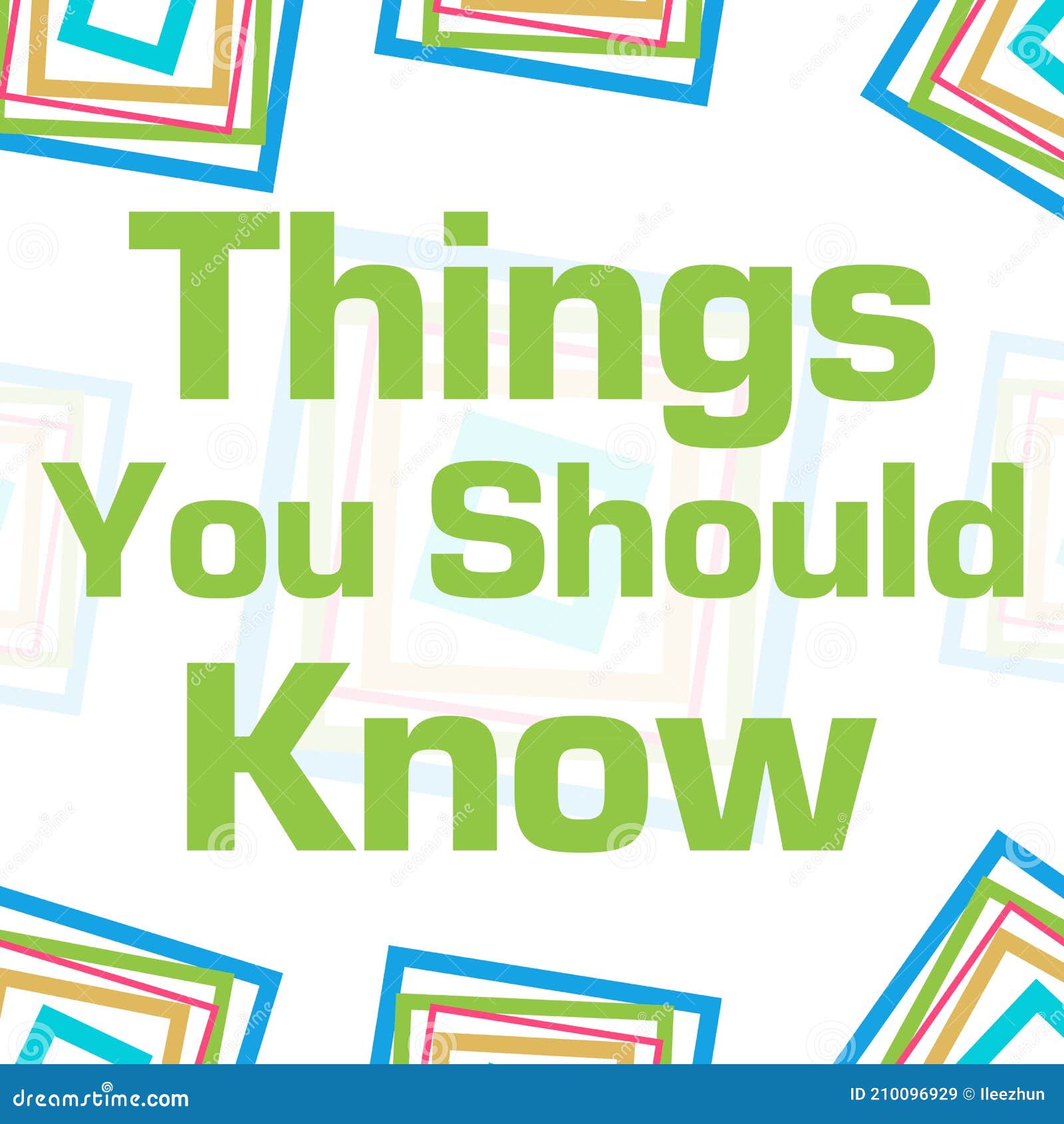 You Should Know! Banner Template. Ribbon Label Sign. Sticker Vector ...