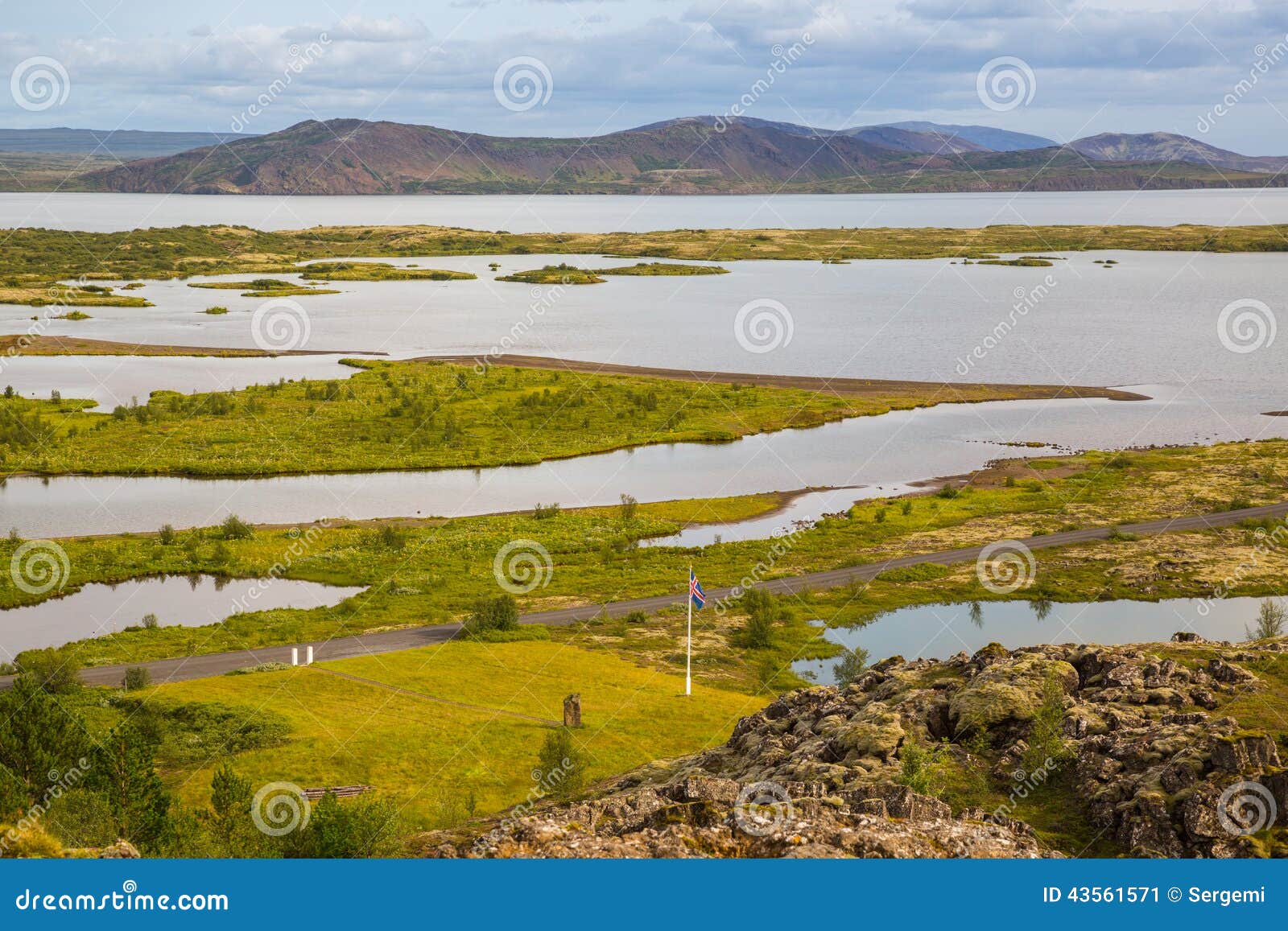 Thingvellir. Iceland. stock image. Image of outdoors - 43561571