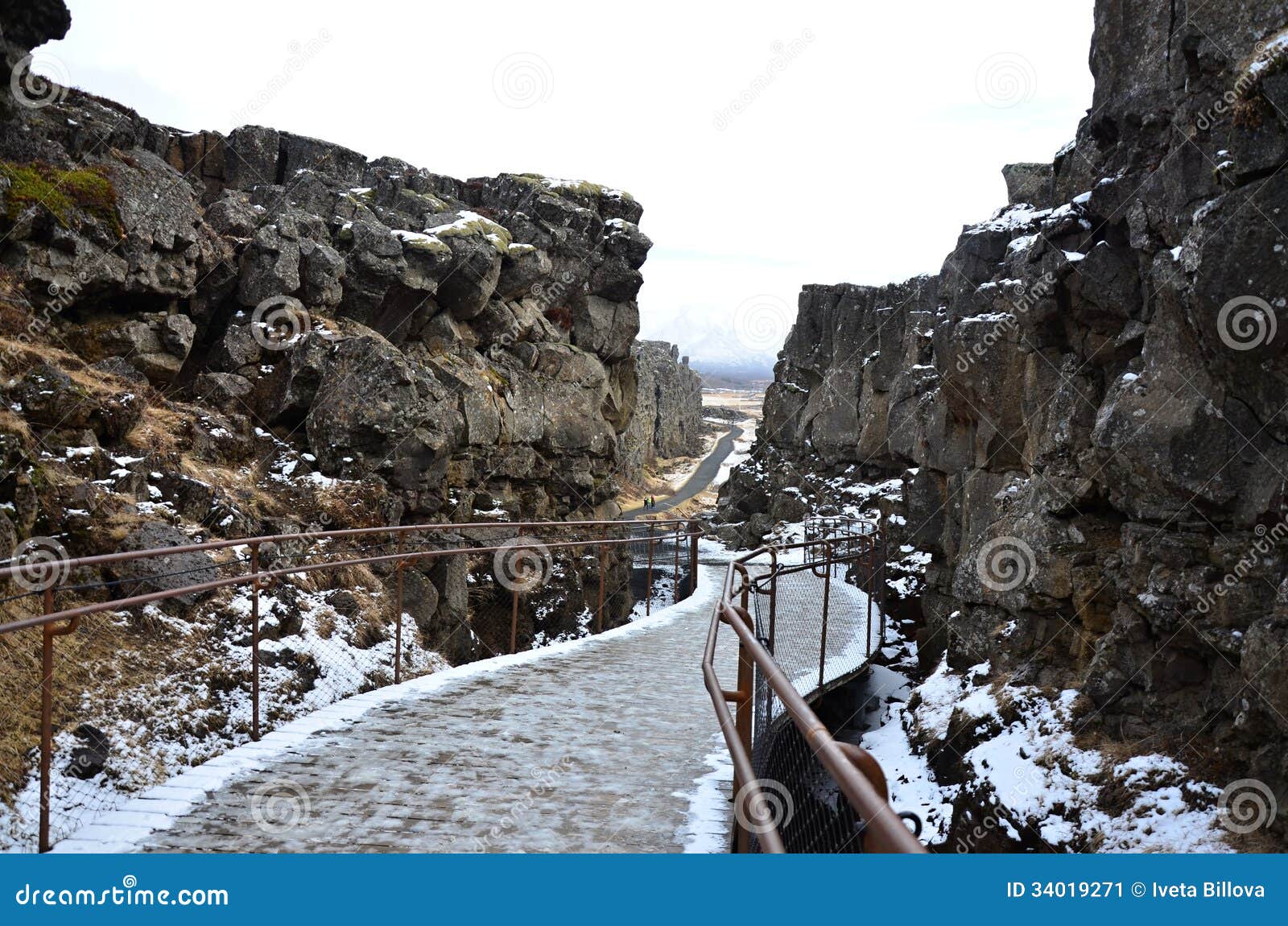 The Thingvellir National Park Stock Image - Image of outdoors, mountain ...