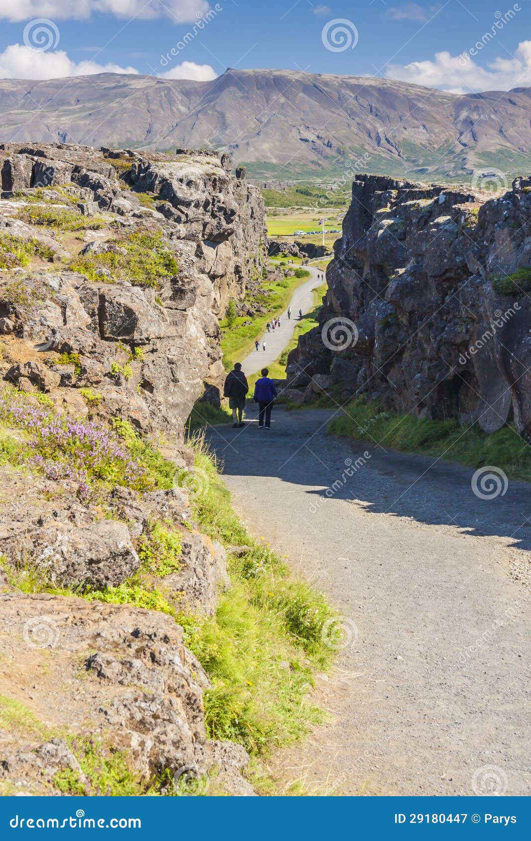 Thingvellir Valley - Iceland. Stock Image - Image of iceland, europe ...