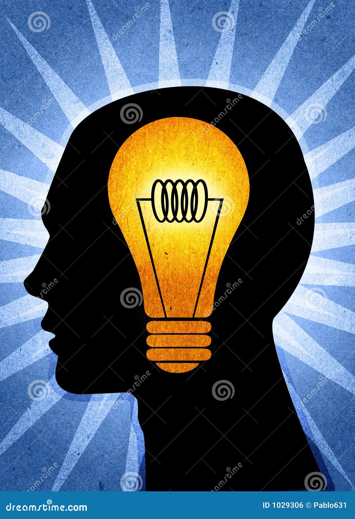 Think! stock illustration. Illustration of watts, energy - 1029306