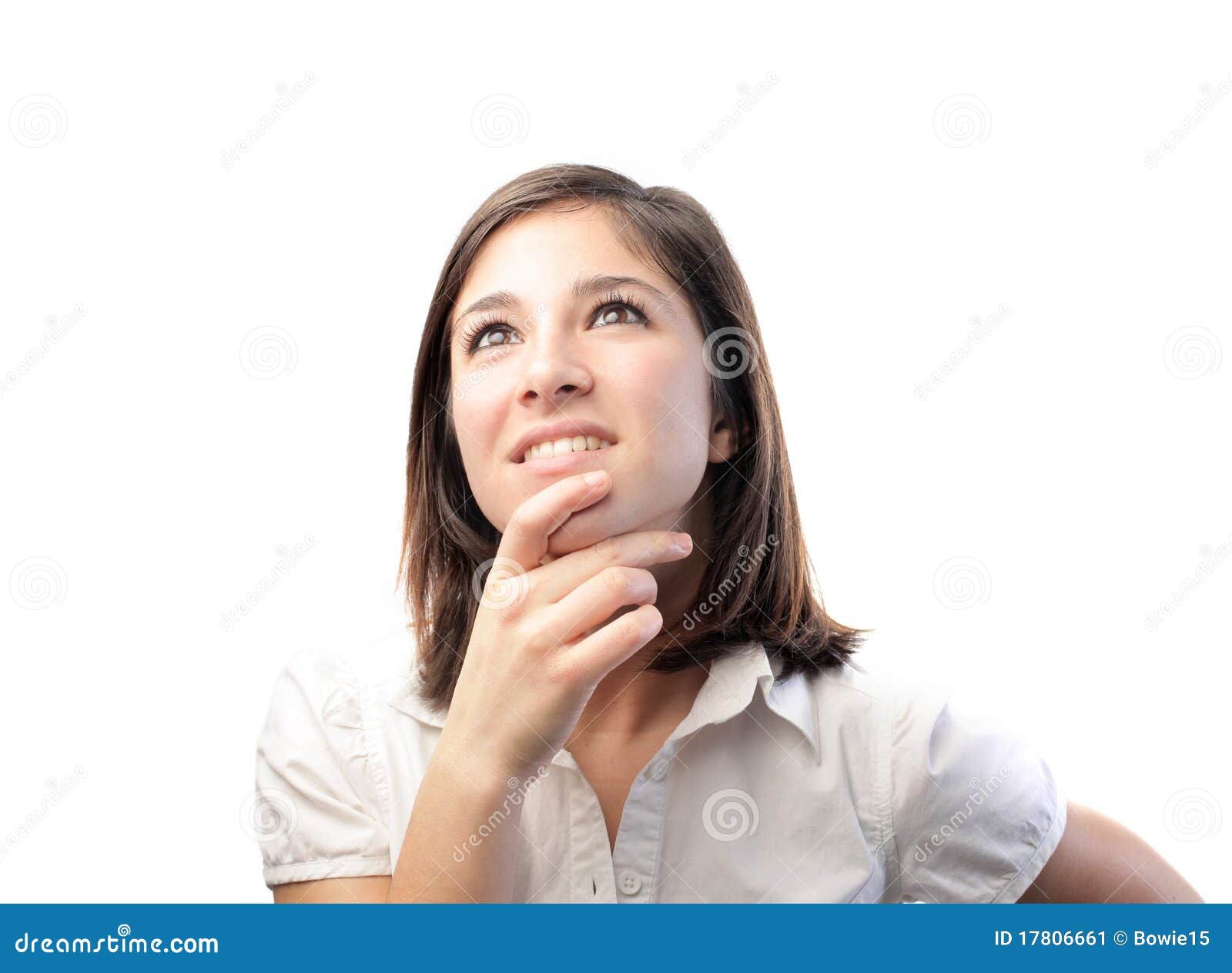 Think stock image. Image of smile, teenager, female, idea - 17806661