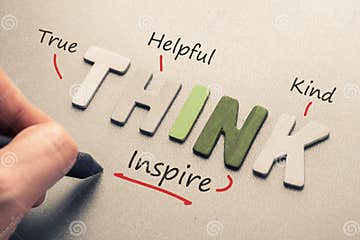 Think Acronym stock image. Image of meaning, inspiration - 88801443