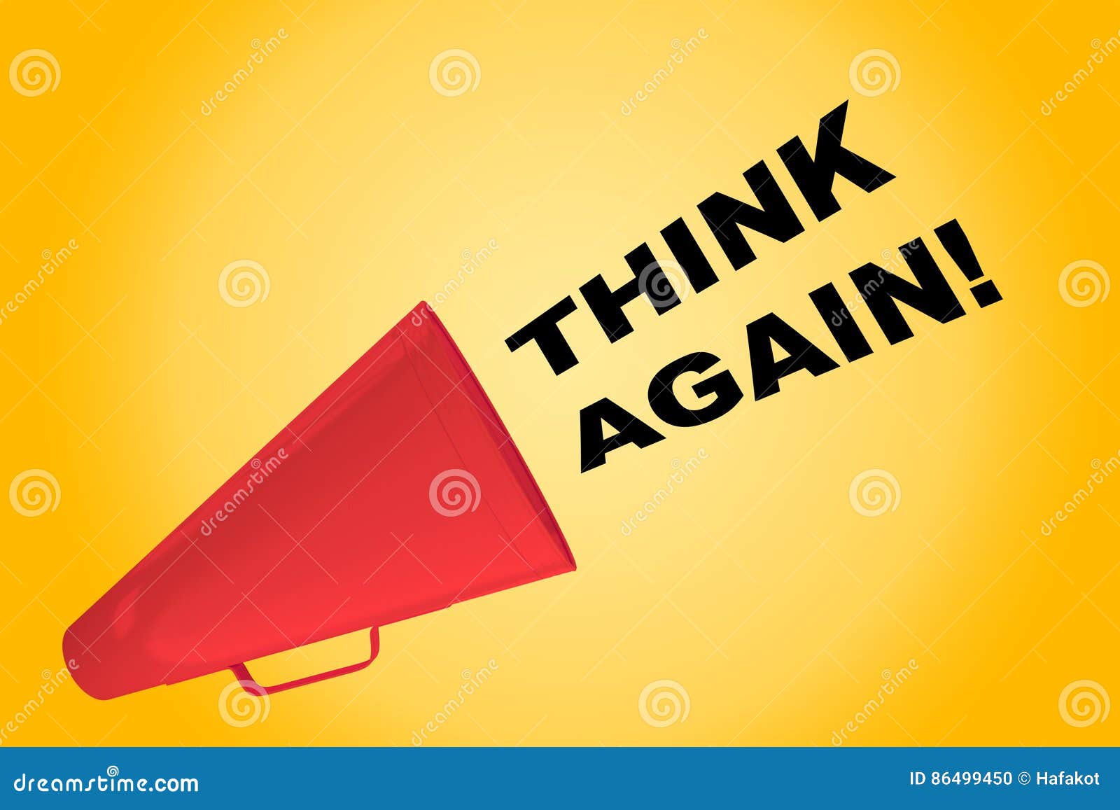 Think Again! concept stock illustration. Illustration of redo - 86499450