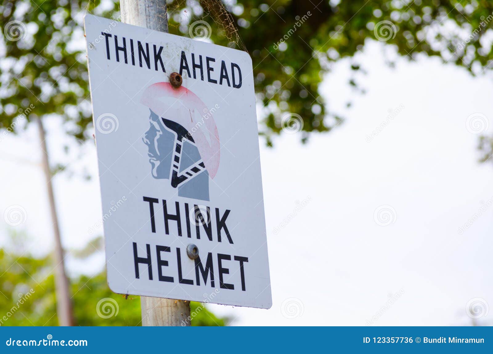 Think Ahead Traffic Sign Stock Photography | CartoonDealer.com #239225036