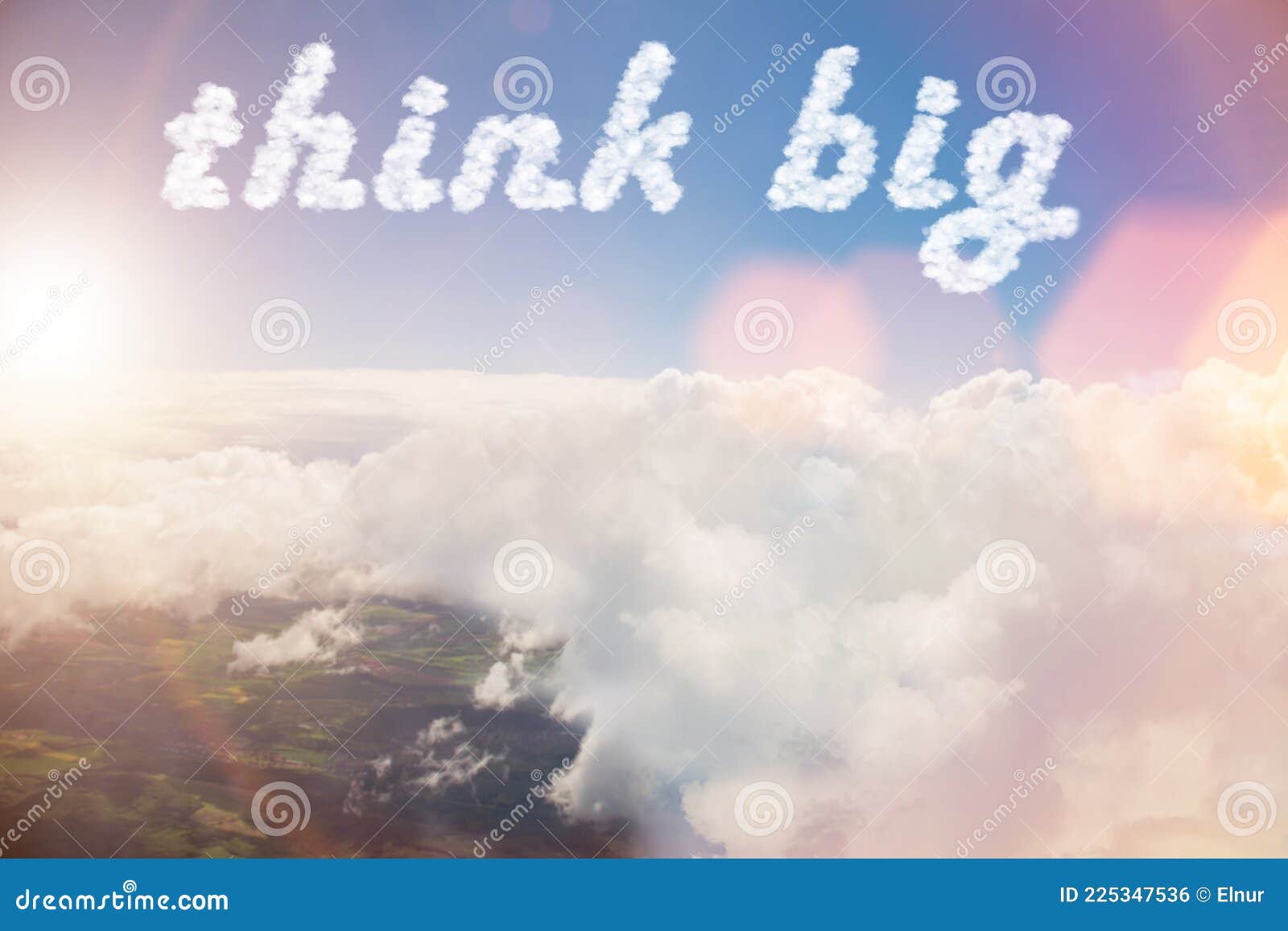 Think Big Concept with Letters Stock Photo - Image of creative, word ...
