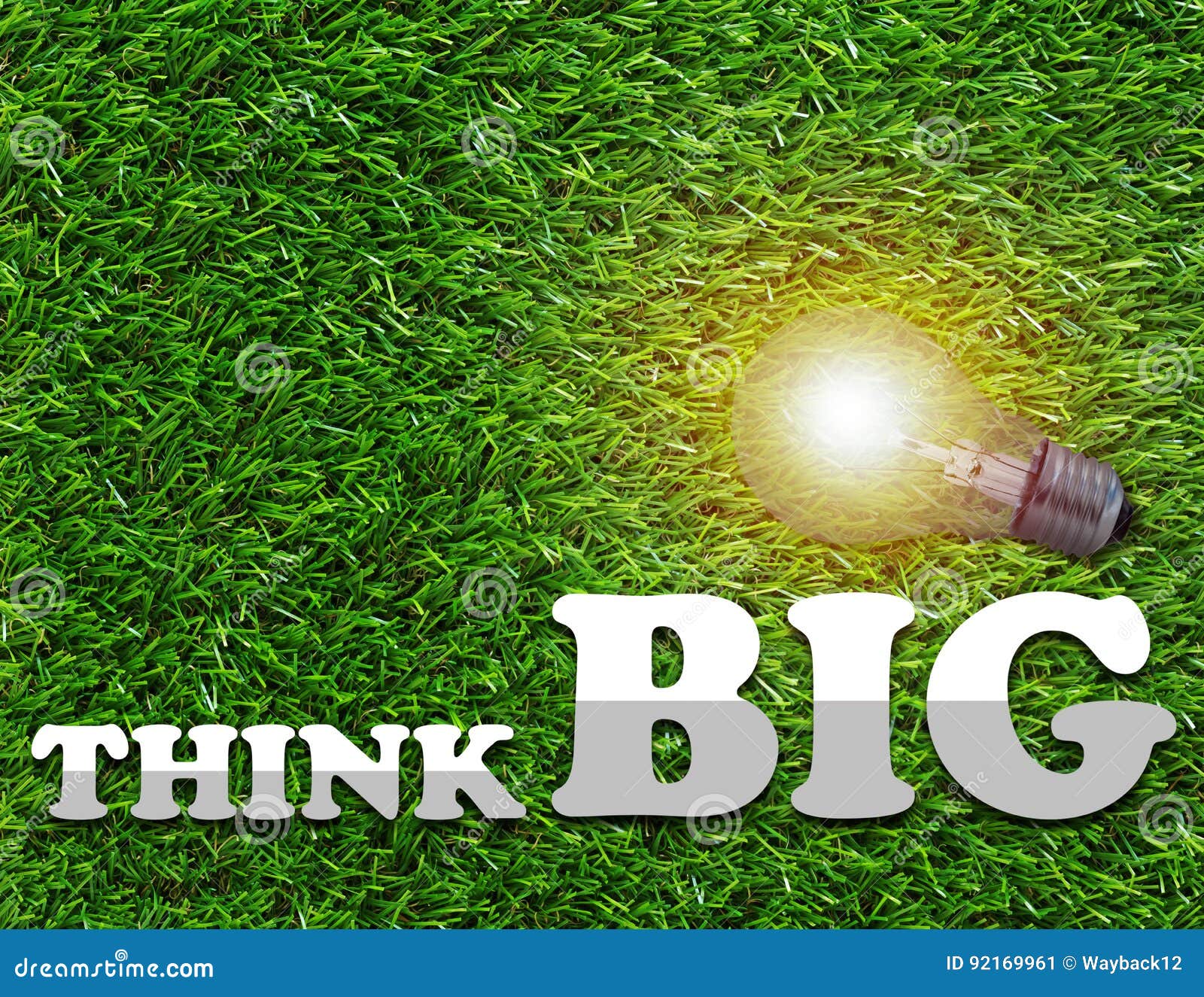 Think Big Concept stock image. Image of growth, opportunity - 92169961