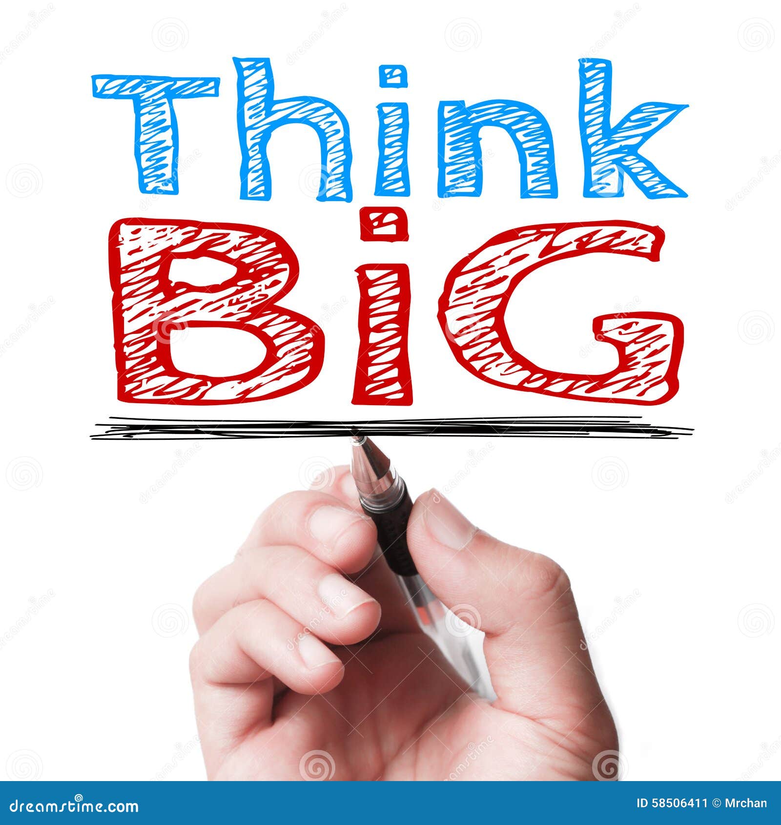 Think big stock image. Image of passionate, grow, idea - 58506411