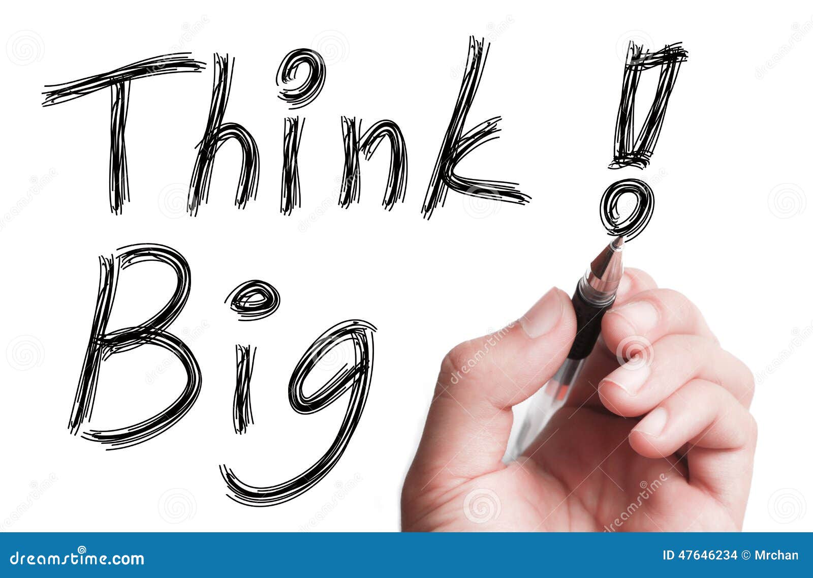 Think Big stock photo. Image of design, goal, creative - 47646234