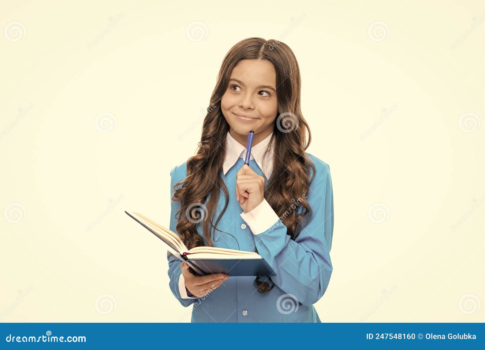 Think Big. Little Child Think Over Task. Critical and Creative Thinking ...