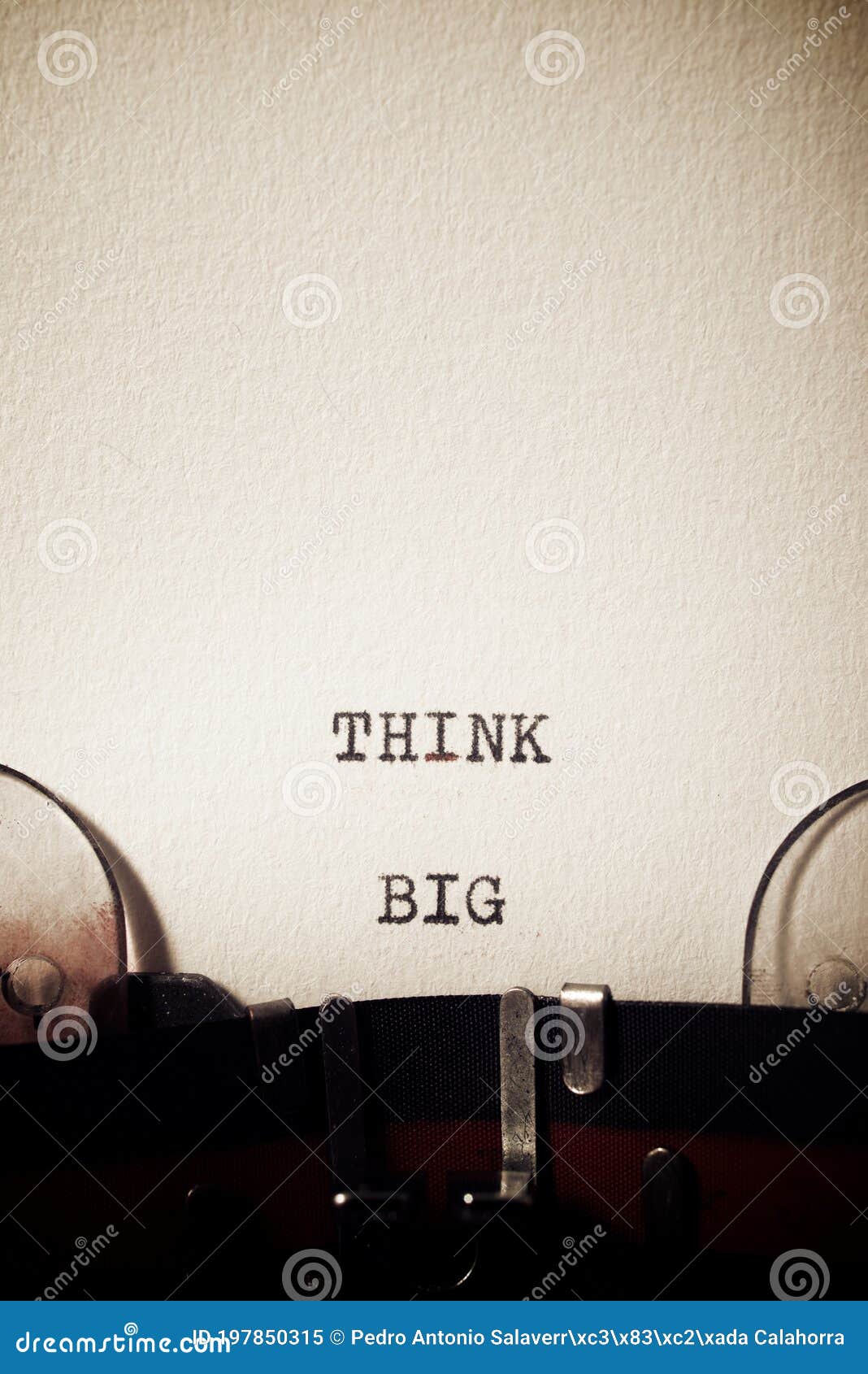 Think big phrase stock image. Image of concepts, motivational - 197850315