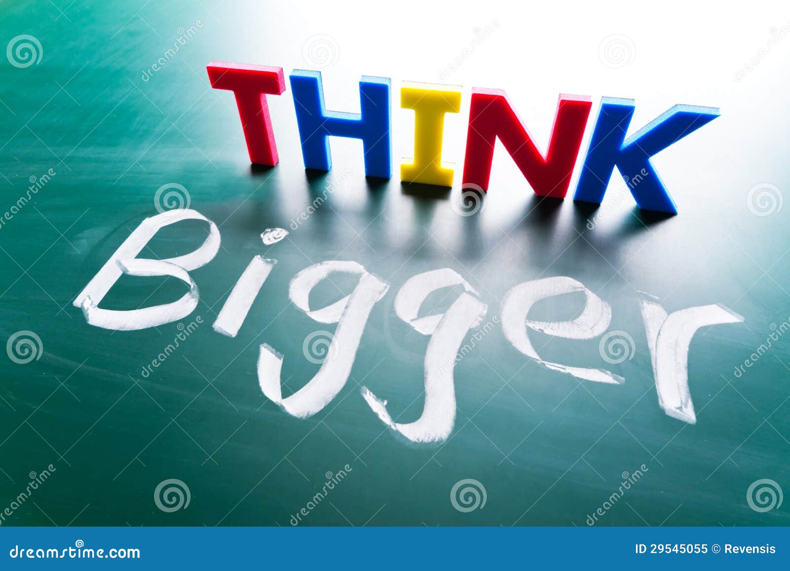 Think bigger concept stock image. Image of abstract, increase - 29545055
