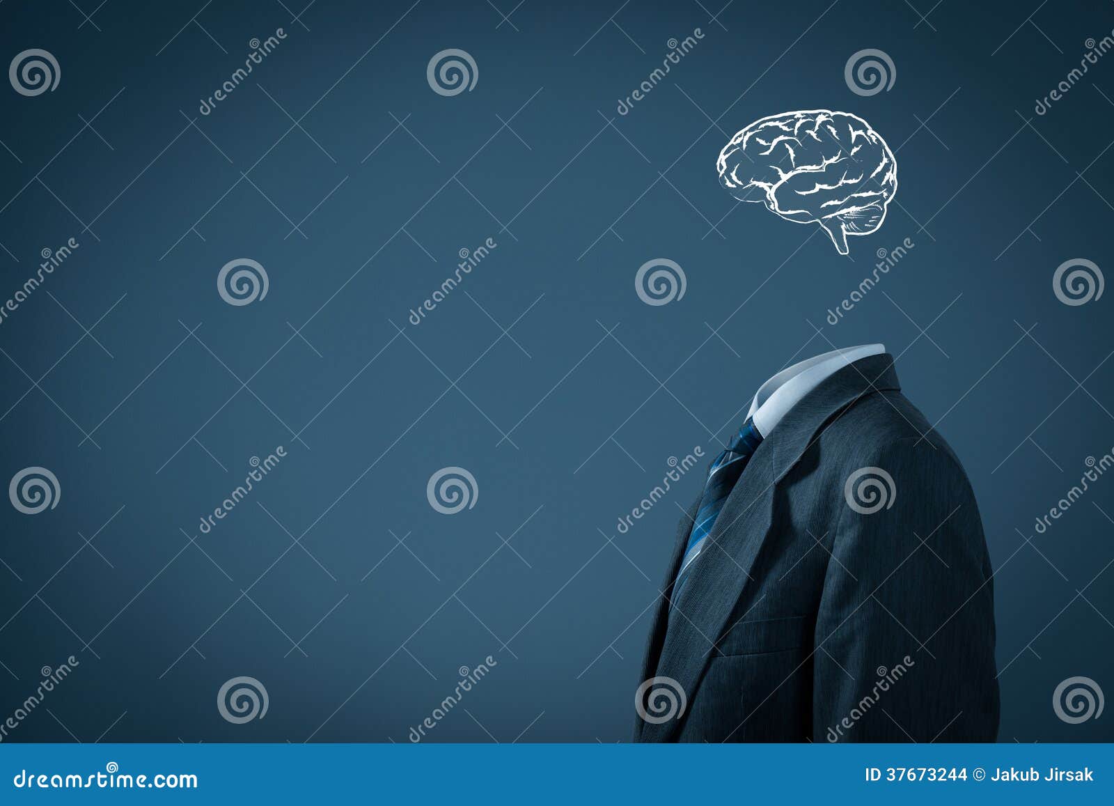 Think about business stock photo. Image of idea, intellect - 37673244