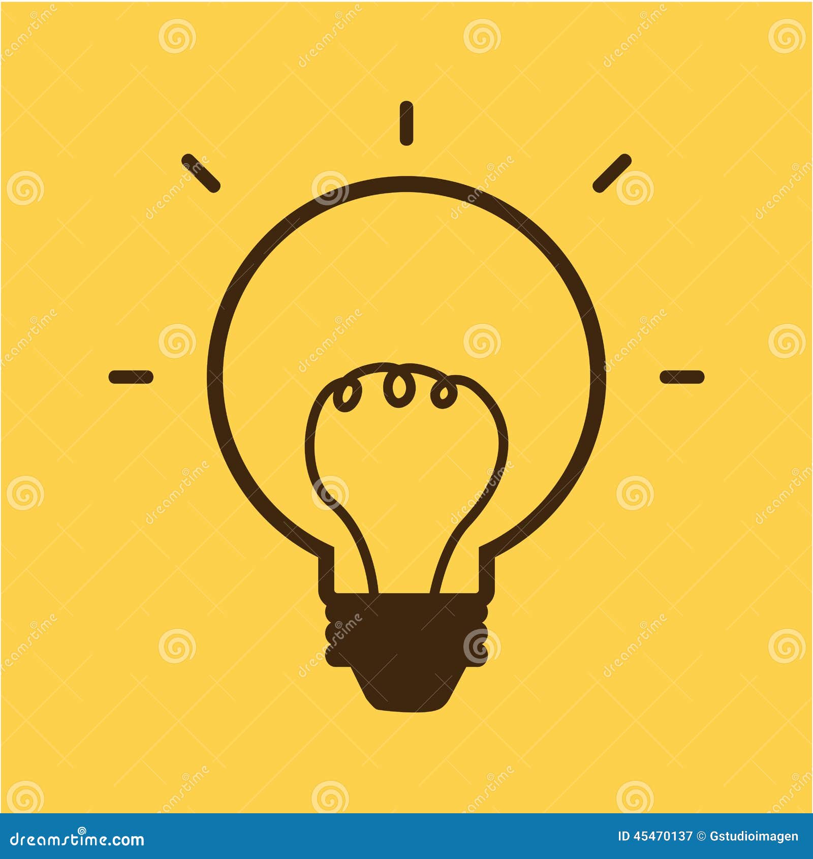 Think design stock vector. Illustration of intelligence - 45470137