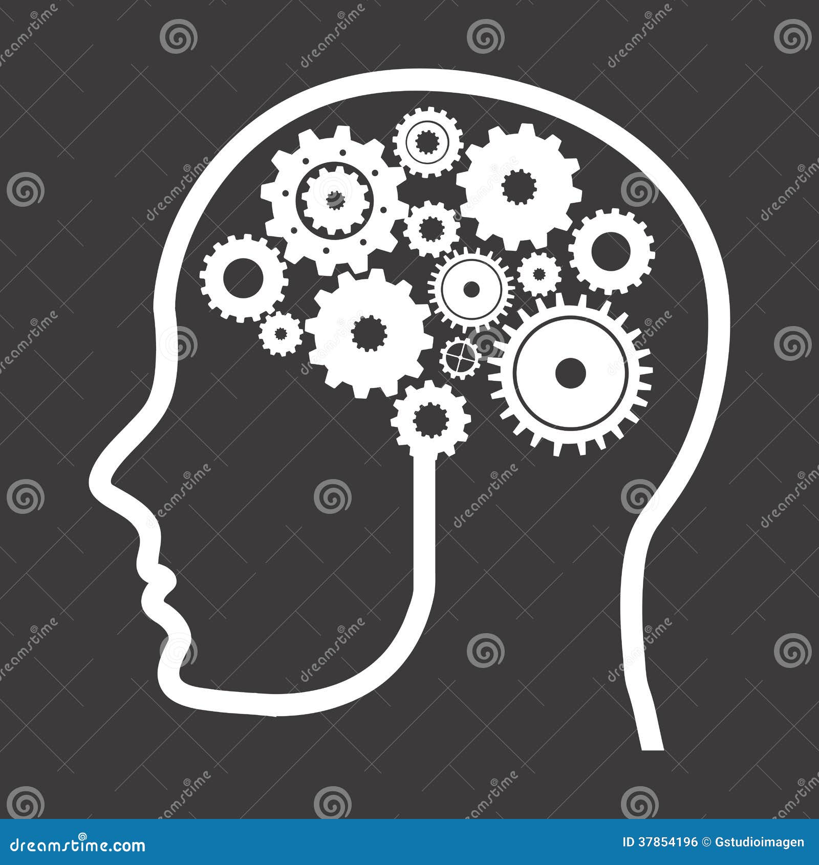 Think,design stock vector. Illustration of conceptual - 37854196