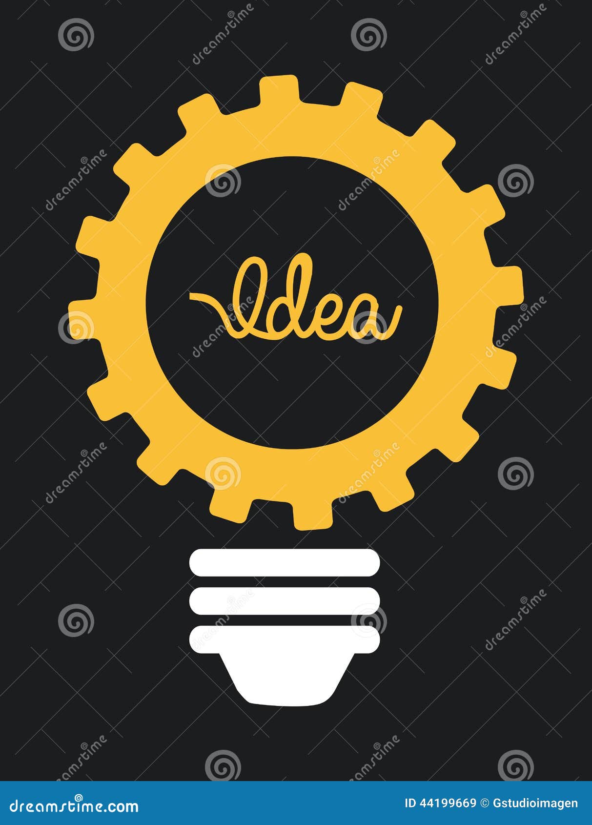 Think design stock vector. Illustration of mind, machine - 44199669