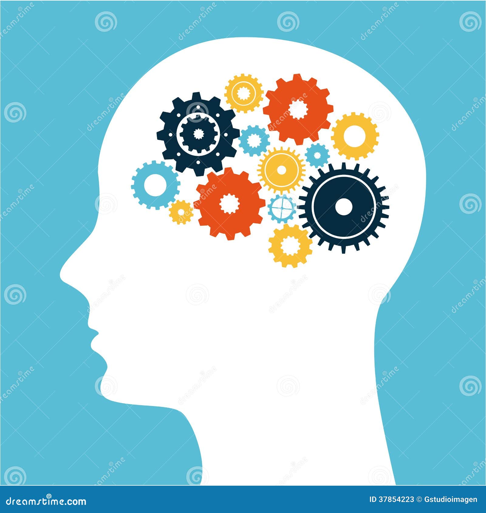 Think,design stock vector. Illustration of invention - 37854223