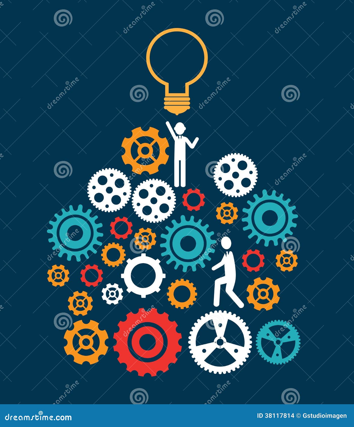 Think,design stock vector. Illustration of discovery - 38117814