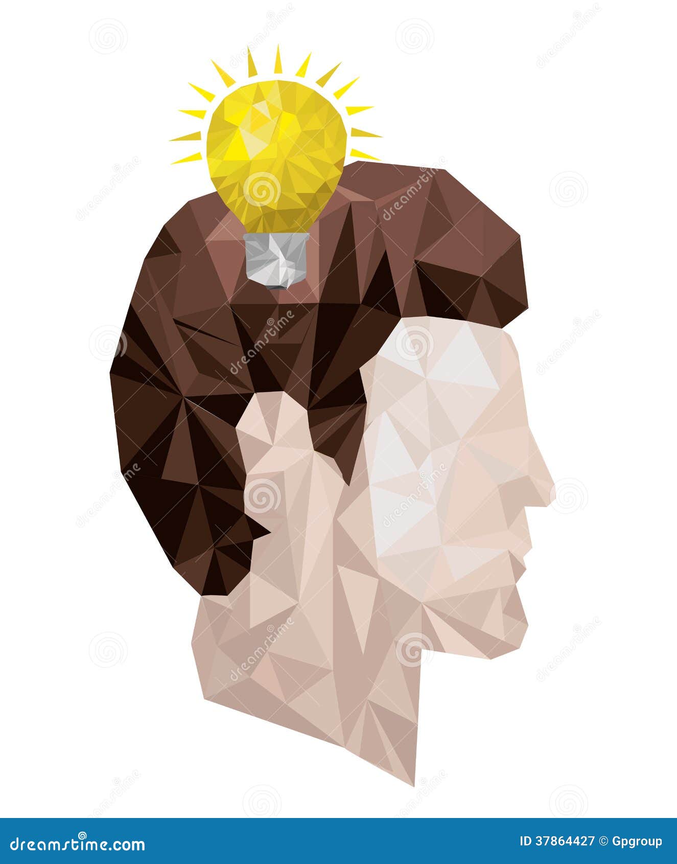 Think,design stock vector. Illustration of inspiration - 37864427
