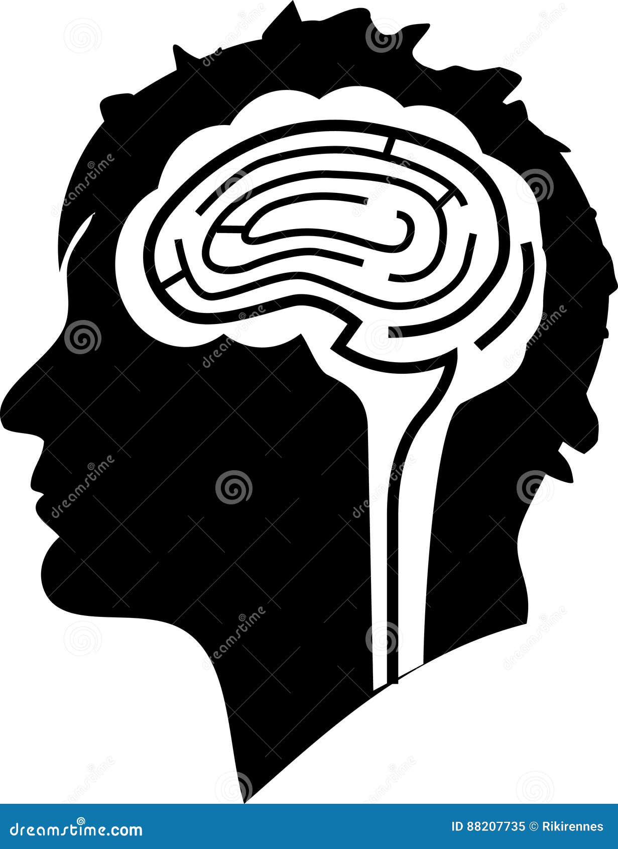 Think Design Over Withe Background Illustration Stock Illustration ...