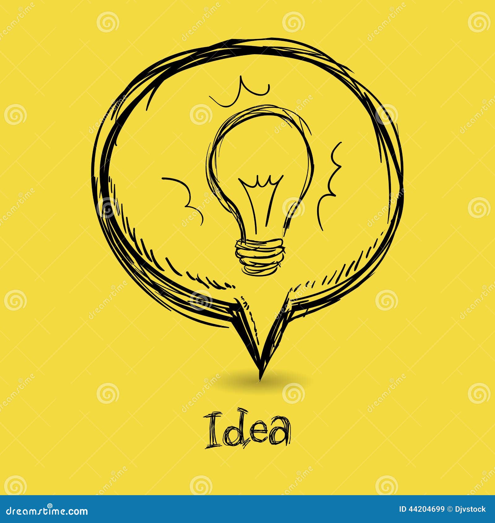 Think design stock vector. Illustration of conceptual - 44204699