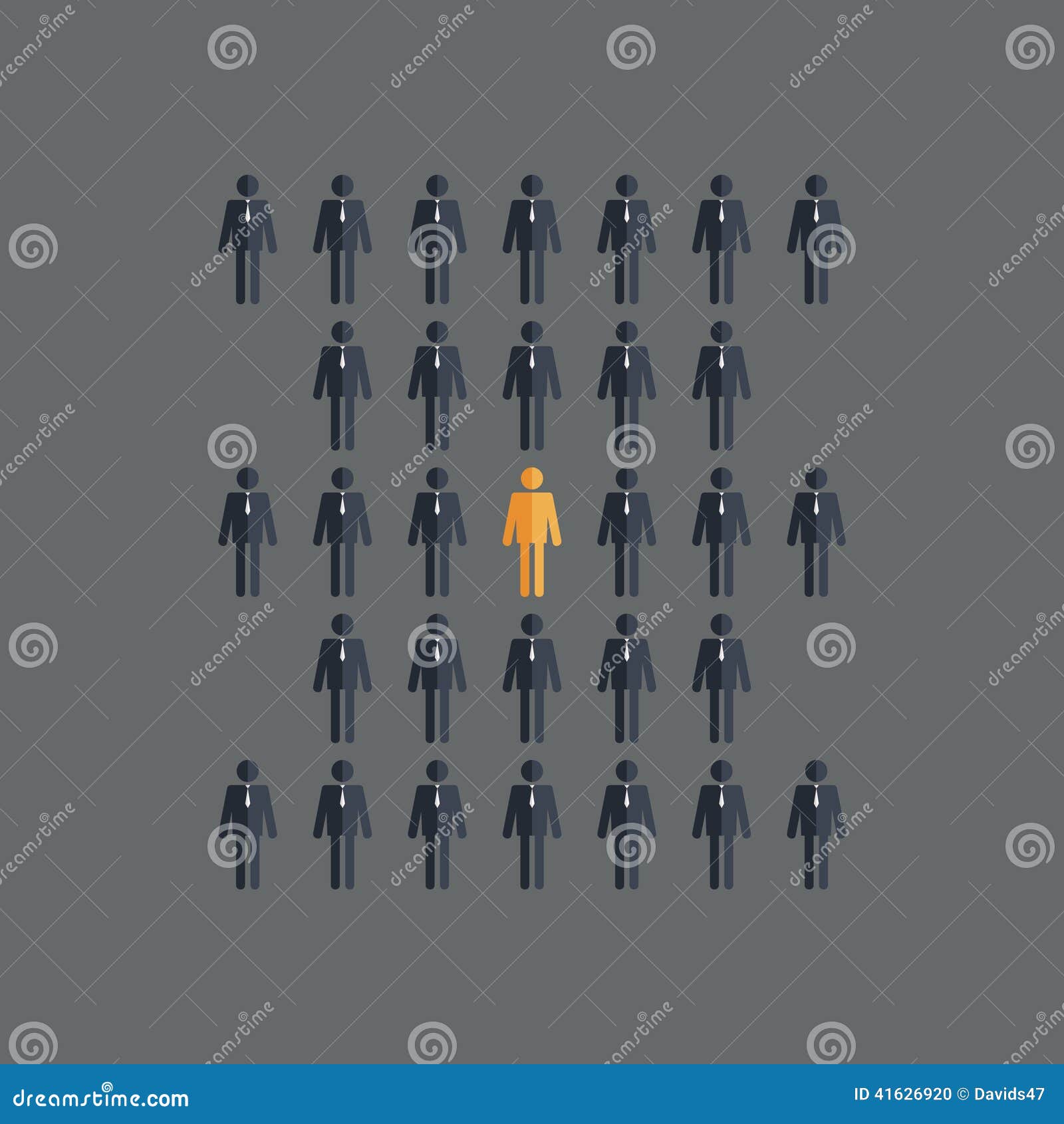 Think Different stock vector. Illustration of positive - 41626920