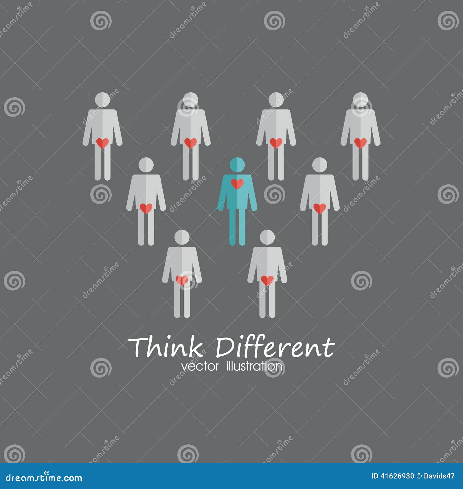 Think Different stock vector. Illustration of lens, marketing - 41626930