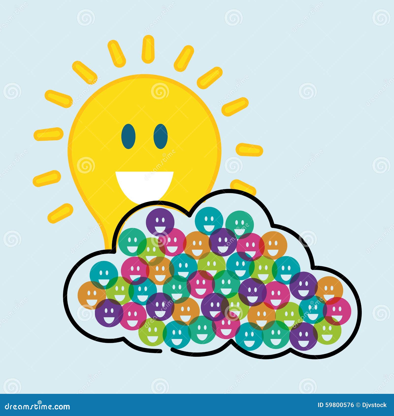 Think different design stock vector. Illustration of symbol - 59800576