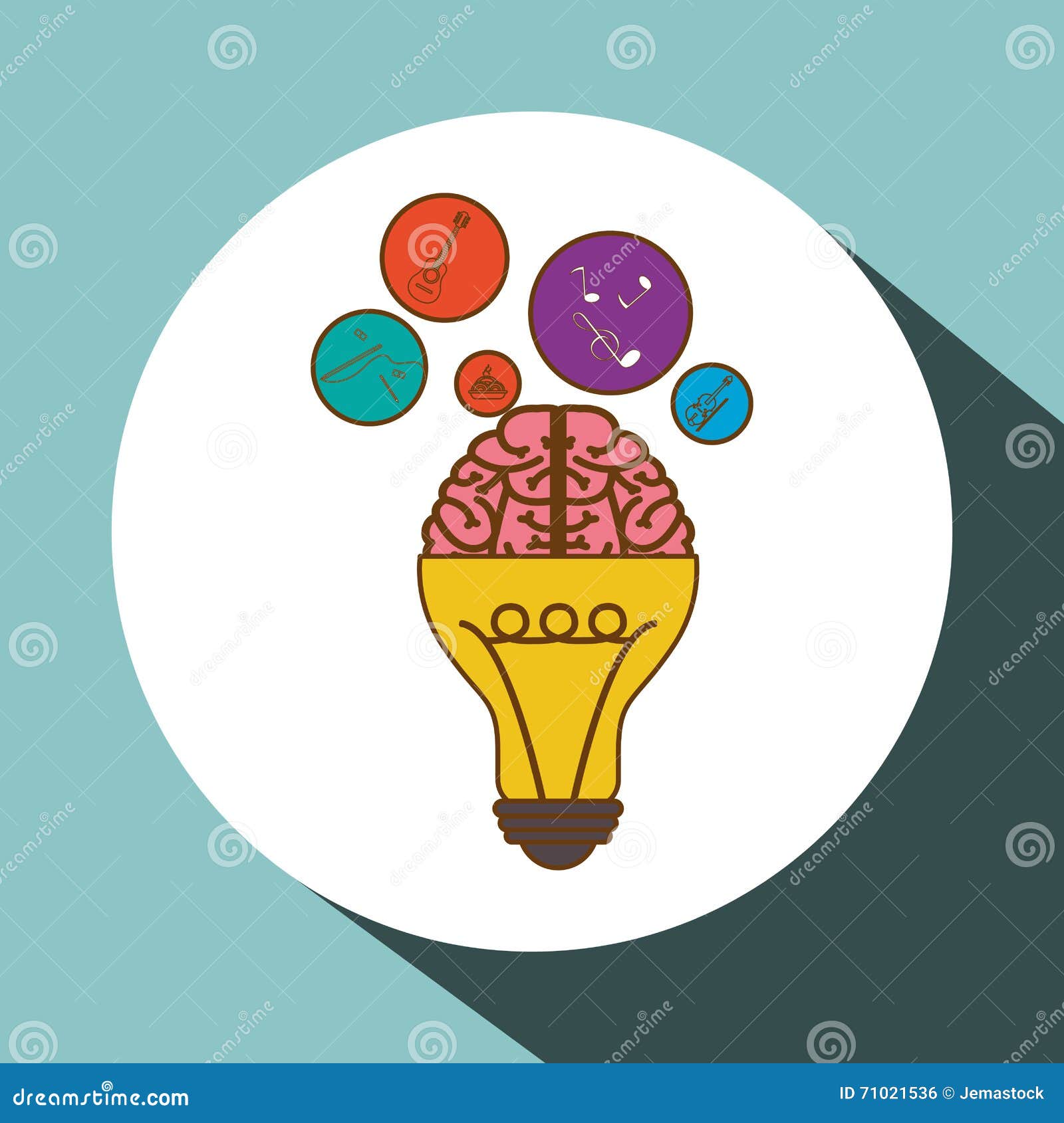 Think Different Design Over White Background Stock Vector ...