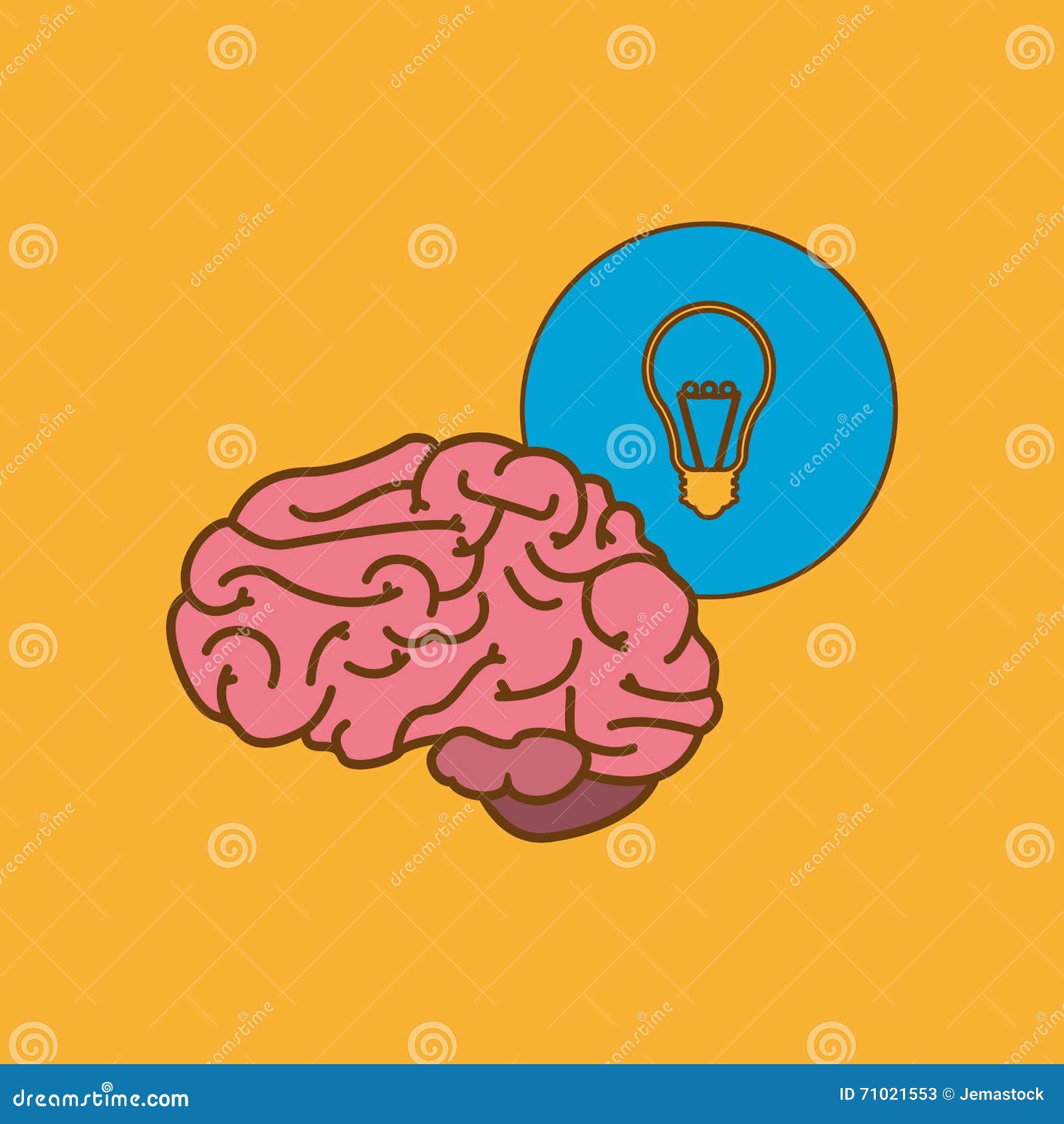 Think Different Design Over White Background Stock Vector ...