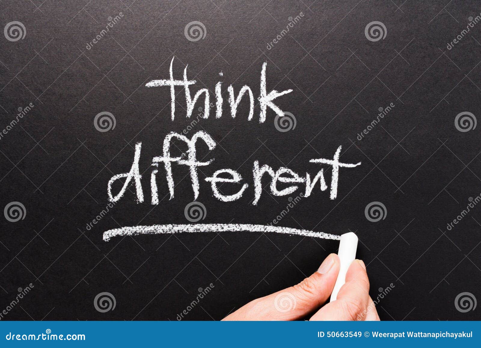 Think Different stock image. Image of vision, text, imagination - 50663549